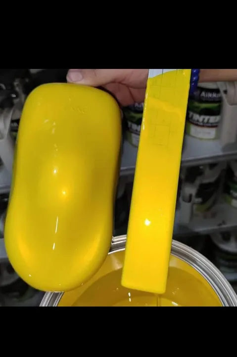 Cat Kuning lemon Cat kuning solid Cat Jenis Pu 1 liter | Lazada Indonesia