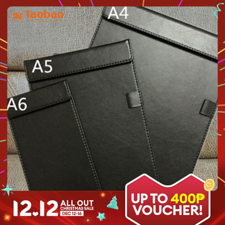 Signature Clip Leather A4a5a6 Writing Pad Hotel Conference Clip Signature Plate Holder File ...