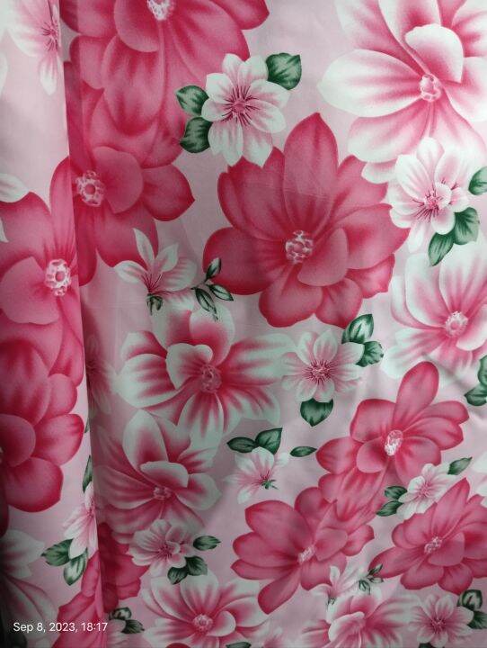 KUMOT/TELA PER YARD FLORAL DESIGN CANADIAN COTTON | Lazada PH