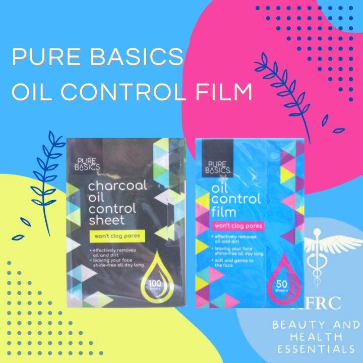 Pure Basics Oil Control Film 50 Sheets and 100 Sheets | Lazada PH