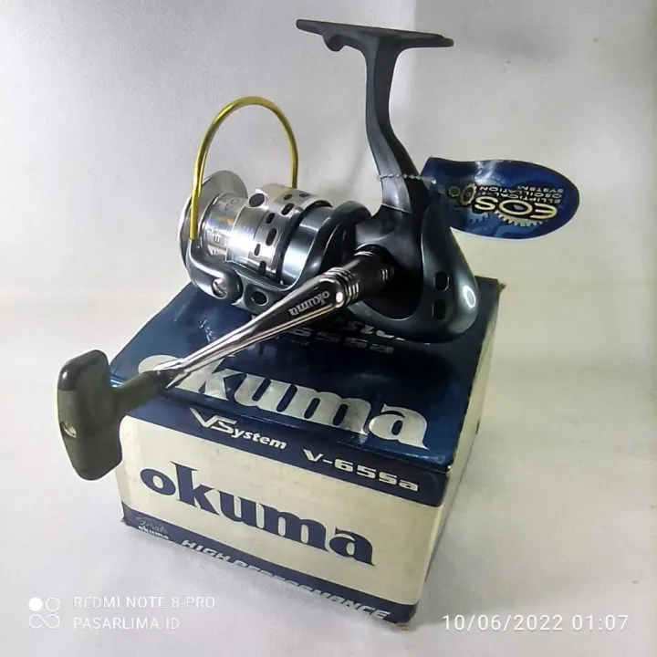 Okuma Vsystem V-65sa reel pancing 16 bearing power handle | Lazada ...