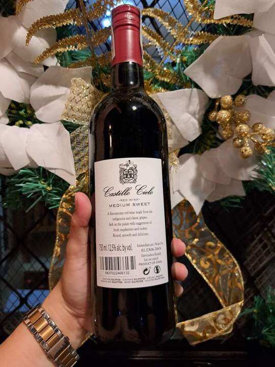 Castillo Cielo Medium Sweet Red Wine, 750ml | Lazada PH