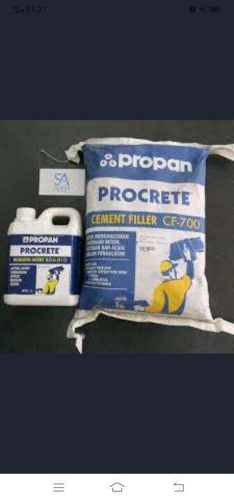 propan procrete bonding agent BDA-810 DAN procrete CEMENT filler cf-700 ...