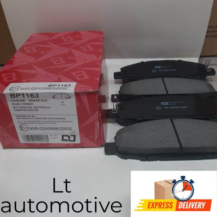 BP1163 Nissan urvan e25,nv350 FRONT SEMI METALIC with SHIMS disc brake ...