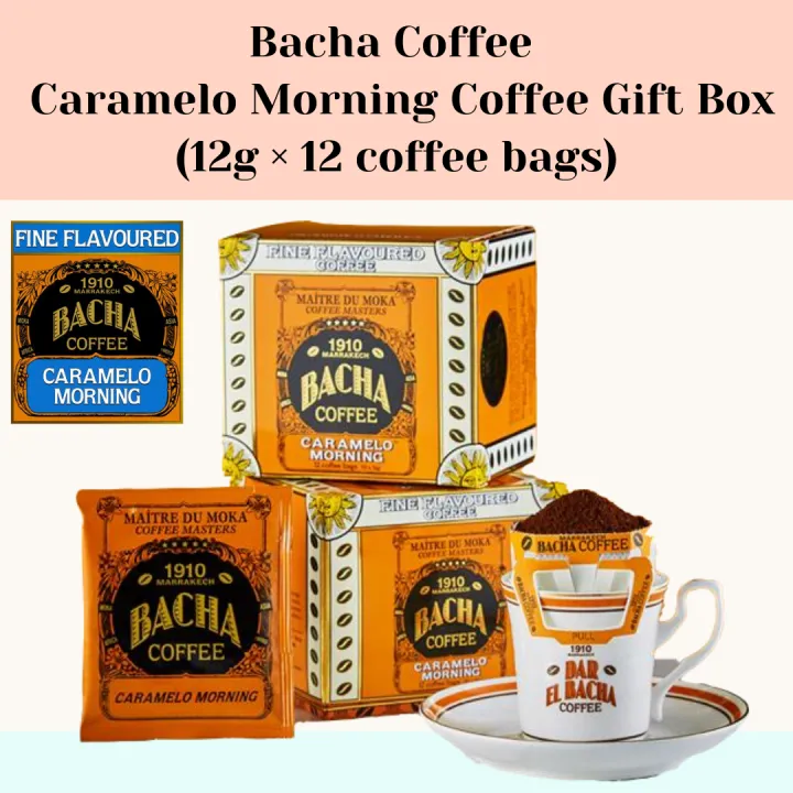 Bacha Coffee Caramelo Morning Coffee Bag Gift Box 12g × 12bags | Lazada