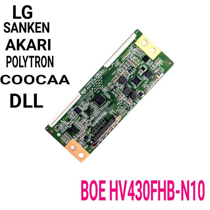 T CON TICON TV LED 43 MODEL BOE HV430FHB-N10 LG SHARP SANKEN AKARI COOCAA DLL | Lazada Indonesia