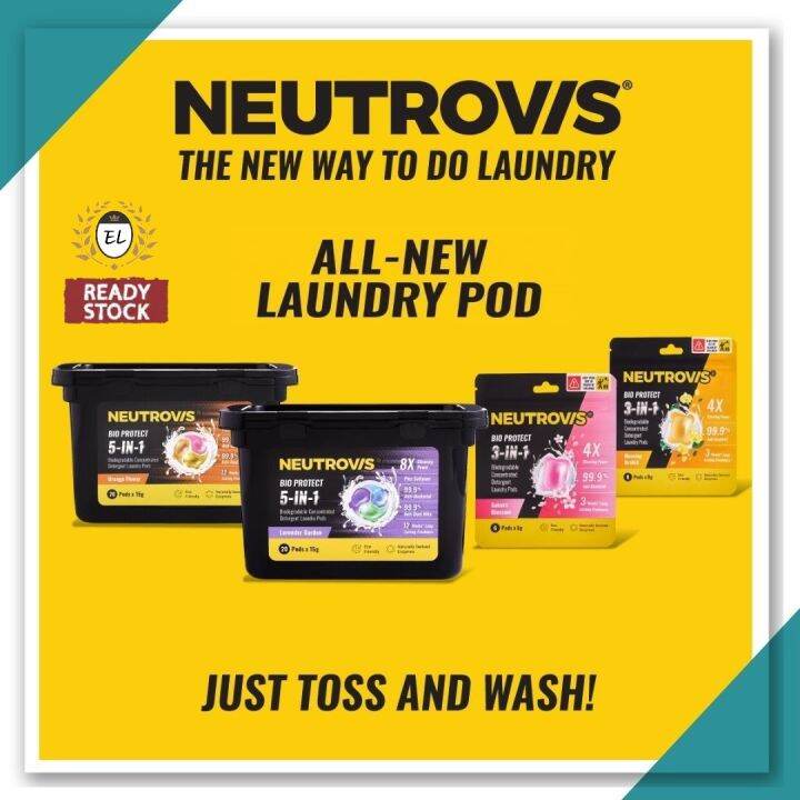 Neutrovis Biodegradable Concentrated Detergent Laundry Pods 🔥Ready ...