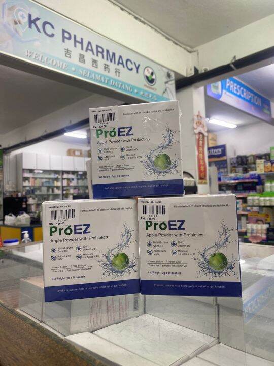 PROEZ APPLE POWDER WITH PROBIOTICS 3g x 30s | Lazada