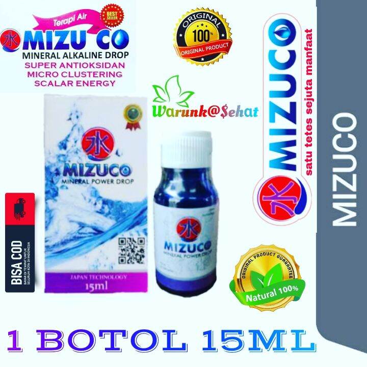 MIZUCO MINERAL POWER DROP ORIGINAL 1 BOTOL 15 ML | Lazada Indonesia