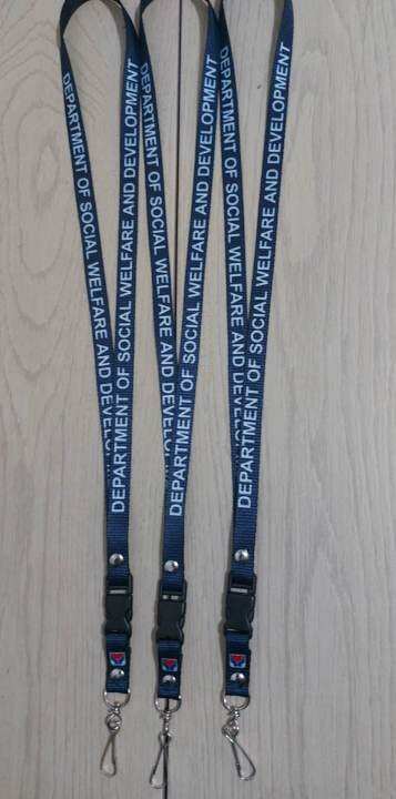 DSWD ID LACE LANYARD/ 1/2 INCH SIZE-Blue | Lazada PH