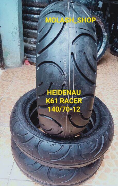 ban vespa matic ring 12 heidenau k61 racer soft compound tubeless ukuran 140/70-12 baru original ...