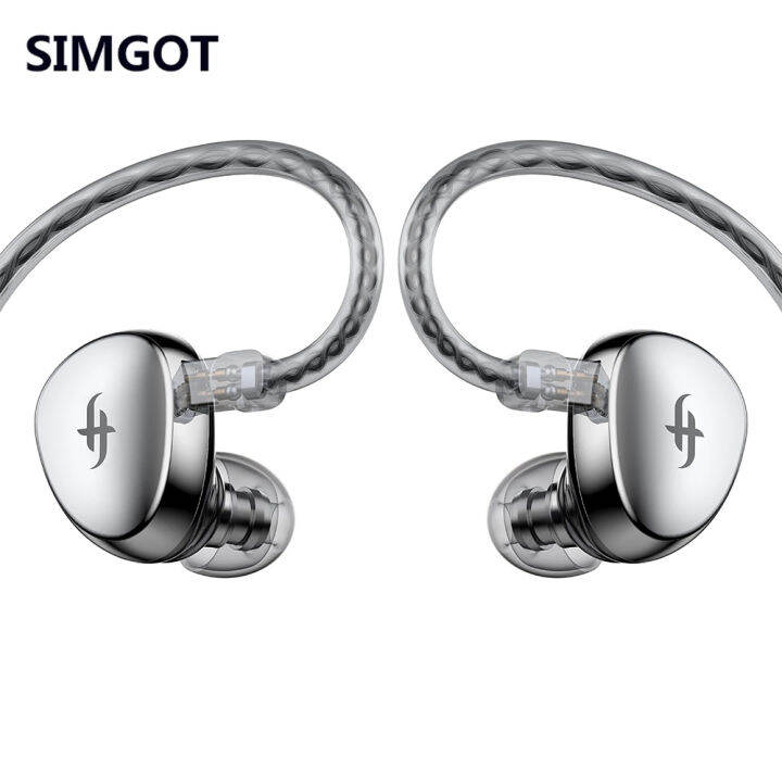 SIMGOT EA500 Headphone Monitor dalam-telinga hi-res 10mm struktur ...