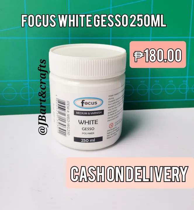 Focus white gesso 250ml | Lazada PH