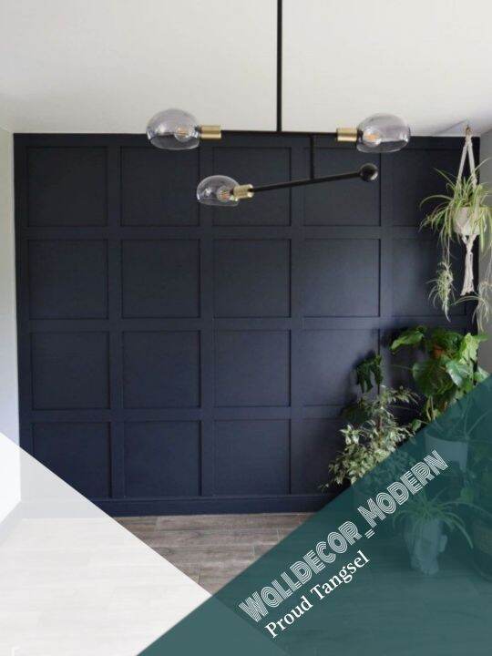 DIY Batten Wall - Panel Dinding - Panel Kayu - Kayu HMR | Lazada Indonesia