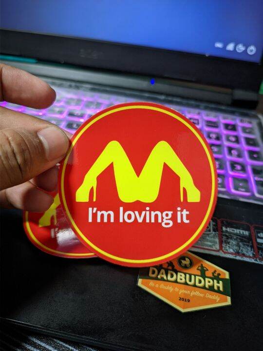 spoof sticker Mcdo logo | Lazada PH