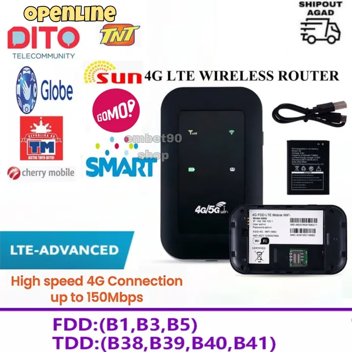 Dito Pocket Wifi 4G Lte-Advanced | Lazada PH