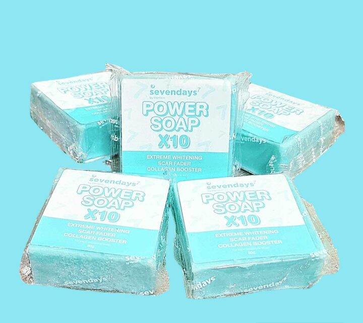 Authentic Sevendays7 by Herskin 70g Power Soap x10 Extreme Whitening ...