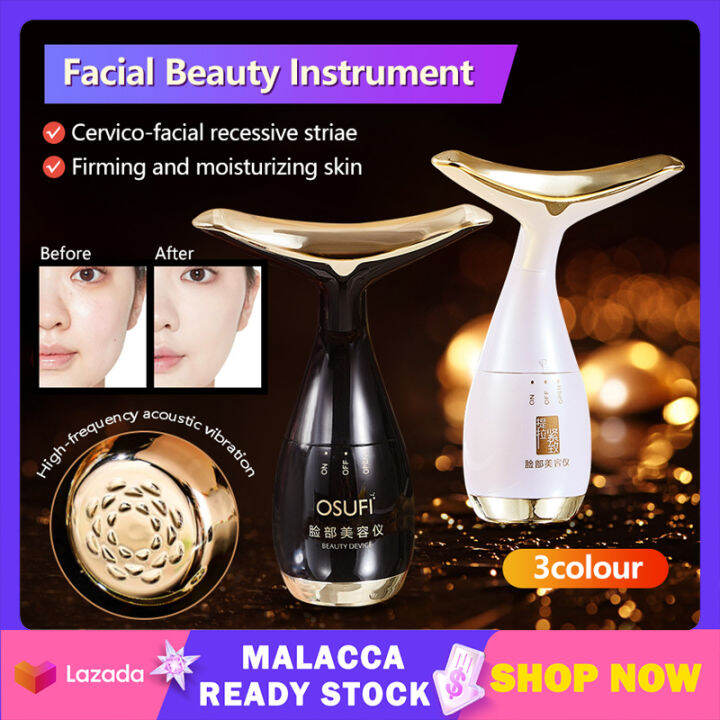 Ultrasonic Neck Beauty Instrument Face and Neck Rejuvenation Massage V ...