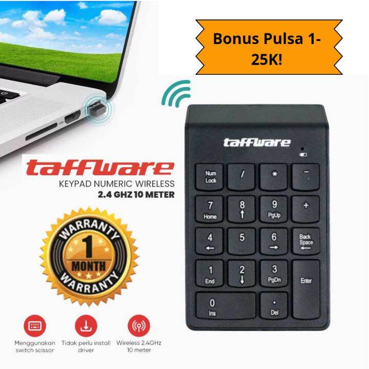 Keyboard Numeric Numpad Keypad Tombol Angka Nomor Wireless ...