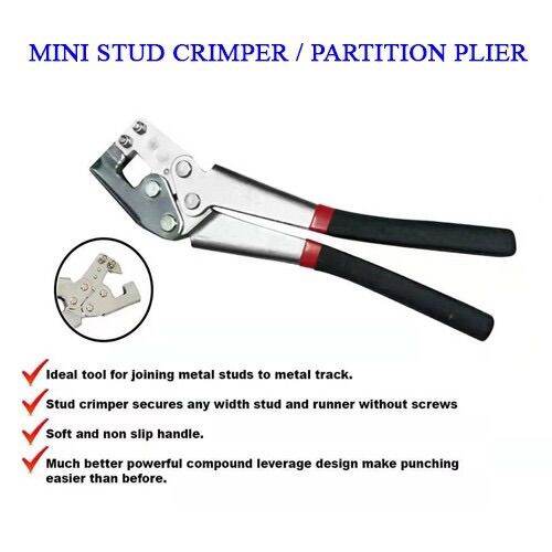 PARTITION PLIER/ MINI STUD CRIMPER/ KEEL STUD JOINER CRIMPER/ PARTITION ...