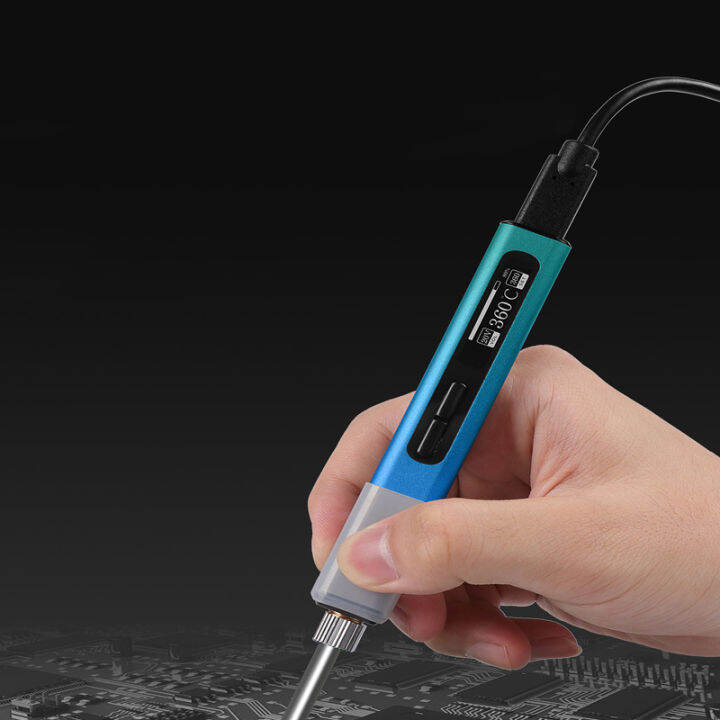 RGS65 Electronic Soldering Iron MiNi Digital Display Adjustable TYPE-C ...
