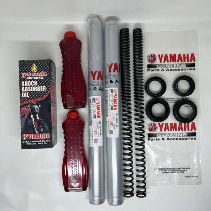 Paket As Shockbreaker Depan + Per Shock Motor Yamaha Mio Lama Old Mio Smile Mio Sporty Mio Soul ...
