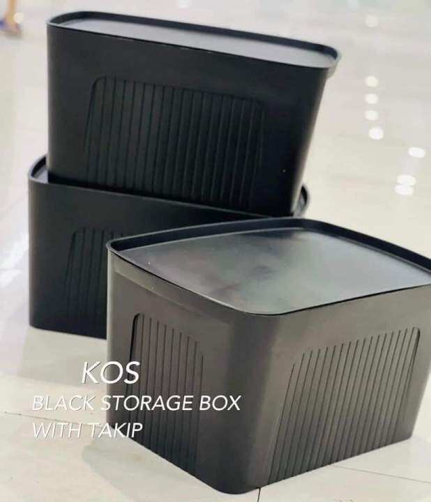 Black Storage Box XL 3pcs. | Lazada PH