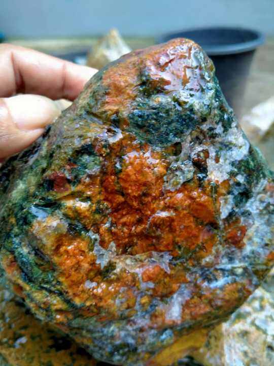 varian bongkahan bahan batu akik pancawarna kembang klawing lain bacan ...