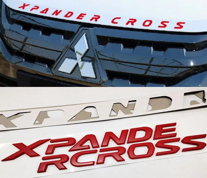 Emblem Expander Cross Timbul Merah | Lazada Indonesia