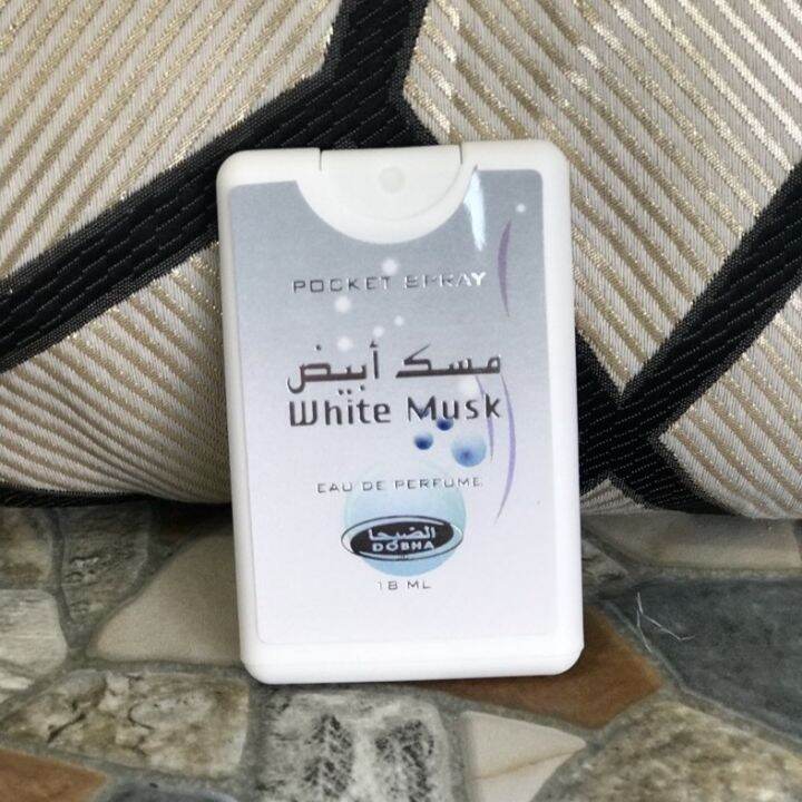 White Musk / Misik Putih Parfum Pocket Spray Dobha 18ml / Minyak Wangi ...