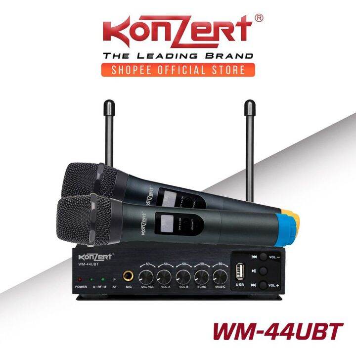 Konzert WM-44UBT UHF Wireless microphone | Lazada PH