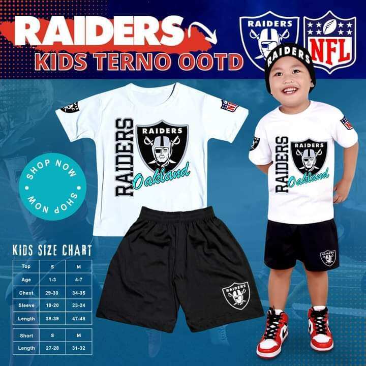 RAIDERS KIDS TERNO | Lazada PH