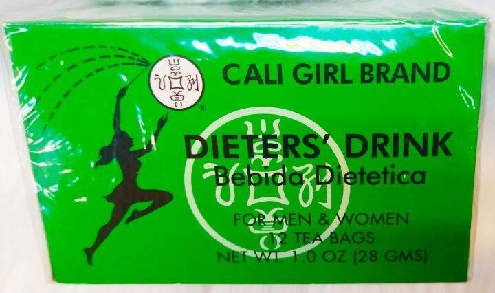 Cali Girl Brand Dieters' Drink 12 Tea Bags | Lazada PH
