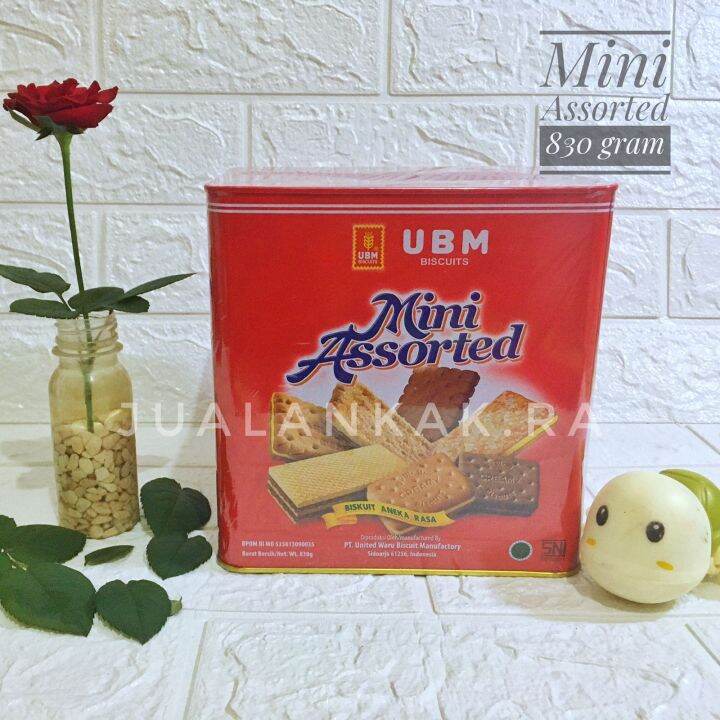 Biskuit Kaleng Mini Assorted UBM 830 Gram | Lazada Indonesia