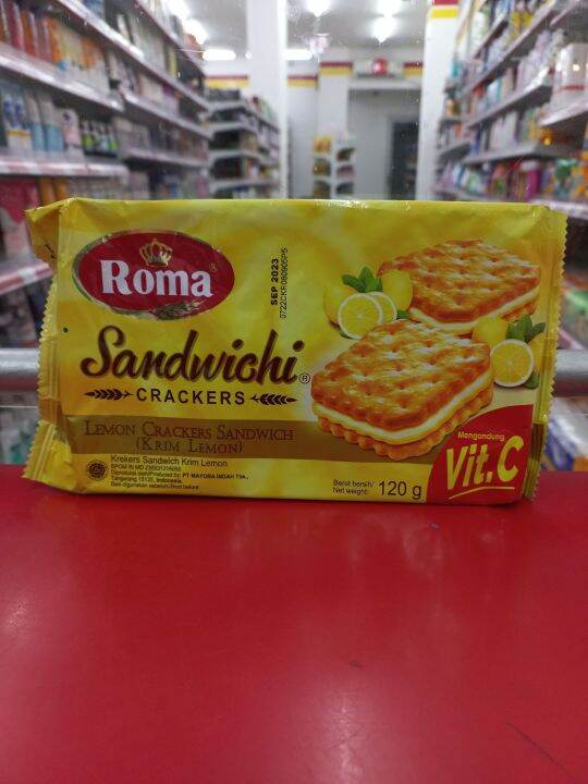 Roma Sandwichi rasa krim lemon 120 gr | Lazada Indonesia