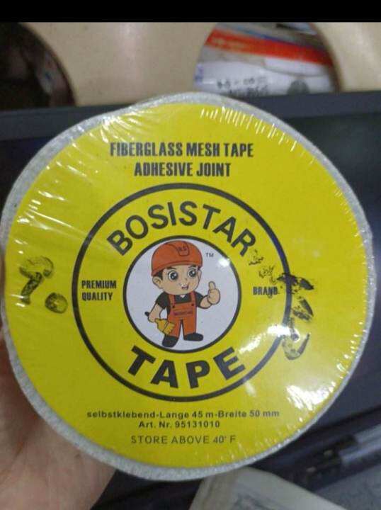 GASA TAPE Gypsum fiber glass tape /mesh tape 5mm*45meters, adhensive ...
