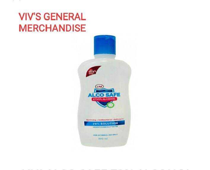 Uni Alco Safe Alcohol ( 500 ml ) | Lazada PH
