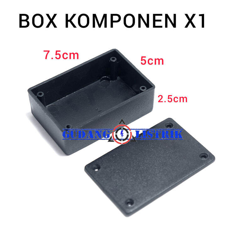 Box Hitam Kotak Komponen X1 Serbaguna Tebal 2mm | Lazada Indonesia