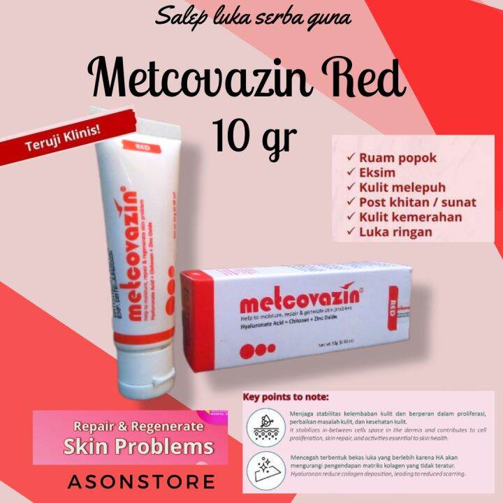 metcovazin red 10 gr | Lazada Indonesia
