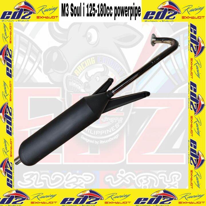 EDZ RACING POWER PIPE STAINLESS TIP MIO MXI 125 -180CC | Lazada PH
