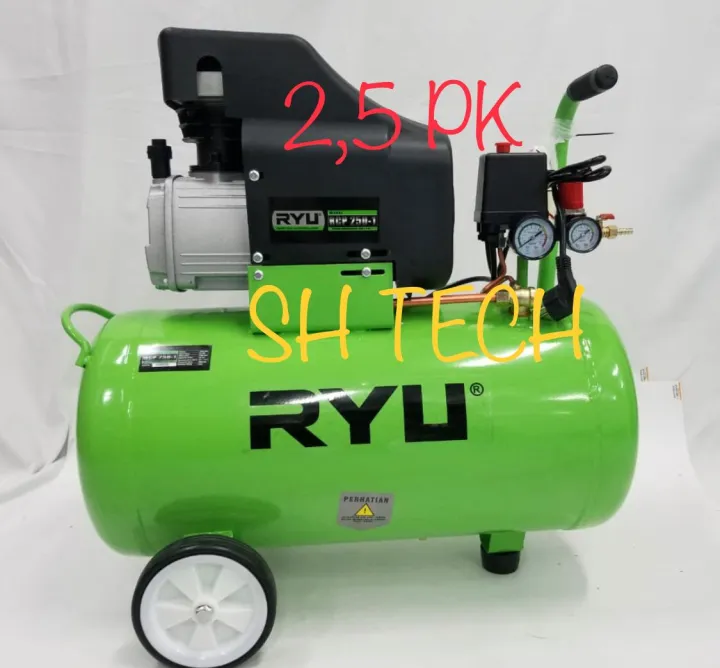 COMPRESSOR RYU 2,5 PK RCP 250 - 1 RCP250 KOMPRESOR 2,5 HP 50 LITER | Lazada Indonesia