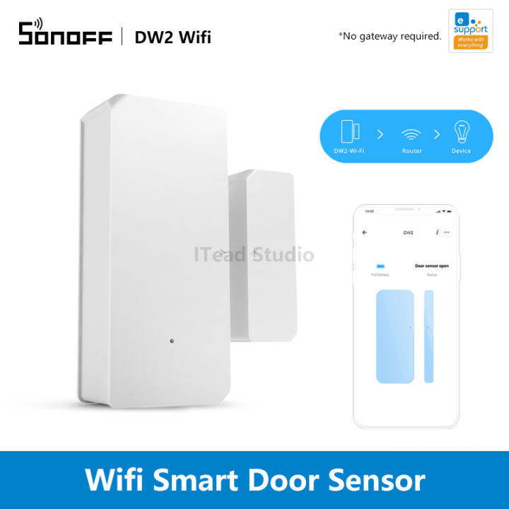 ITEAD SONOFF DW2 เซ็นเซอร์ประตู WiFi เซ็นเซอร์หน้าต่างไร้สายอัจฉริยะ ...