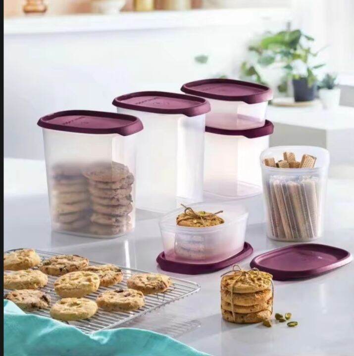 Tupperware One Touch Fresh Oval Set 540ml,1.1L& 1.8L | Lazada PH