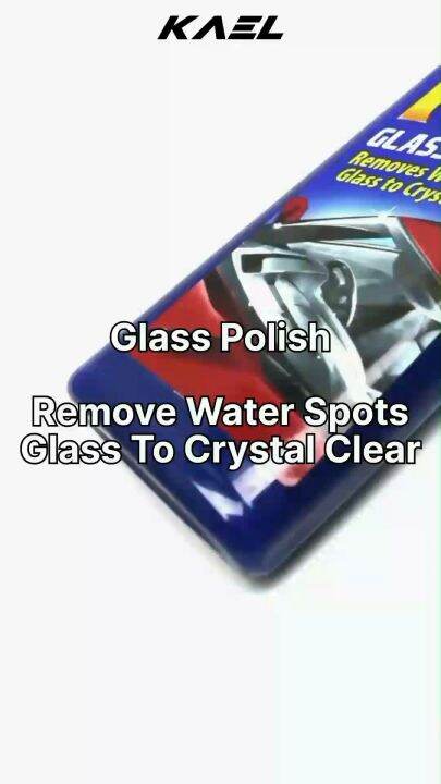 KIT Glass Polish Remove Water Spots Glass To Crystal Clear Pengkilap ...