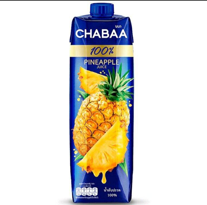 ชบา น้ำสับปะรด100% Chabaa 100% Pineapple Juice 1000ml | Lazada.co.th
