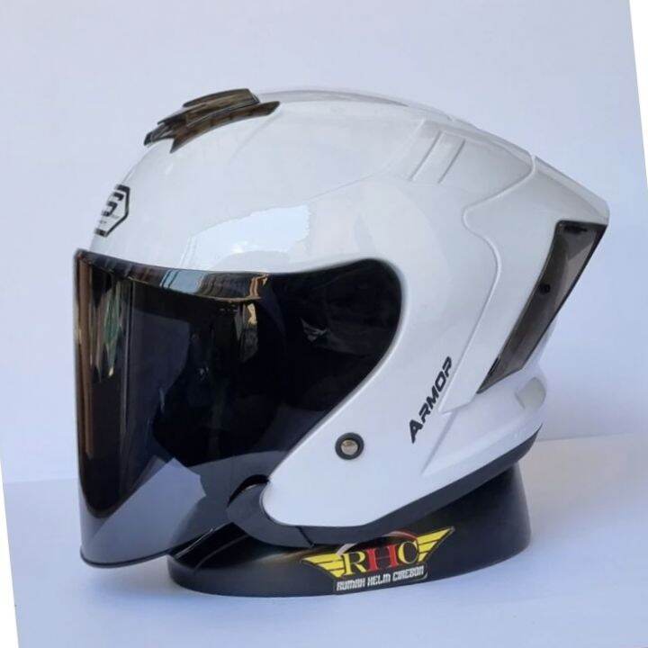 HELM JS ARMOR SOLID POLOS V smoke[]Clear | Lazada Indonesia
