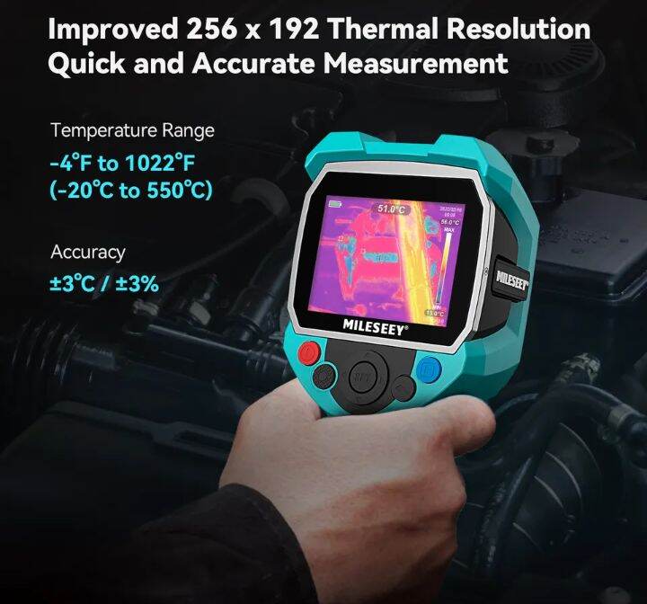 Thermal imaging imager MILESEEY TR256 TR256A | Lazada Indonesia