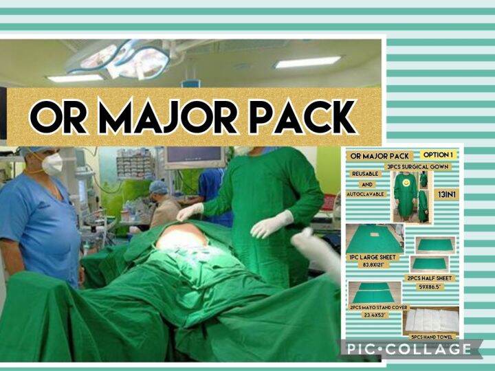 Surgical Major Pack for hospital||reusable and Autoclavable | Lazada PH