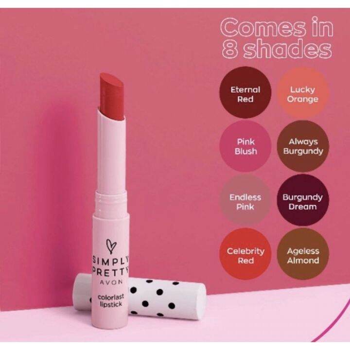 Avon Simply pretty Colorlast Lipstick | Lazada PH