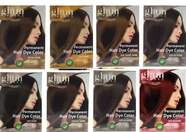 Glam Works Permanent Hair Dye Color All Variant | Lazada PH